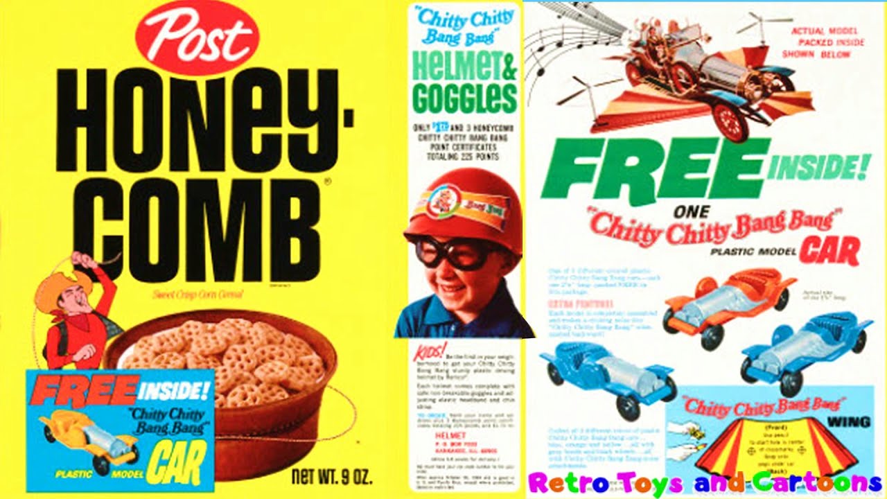 Chitty Chitty Bang Bang Honeycomb Post Commercial Retro Toys and ...