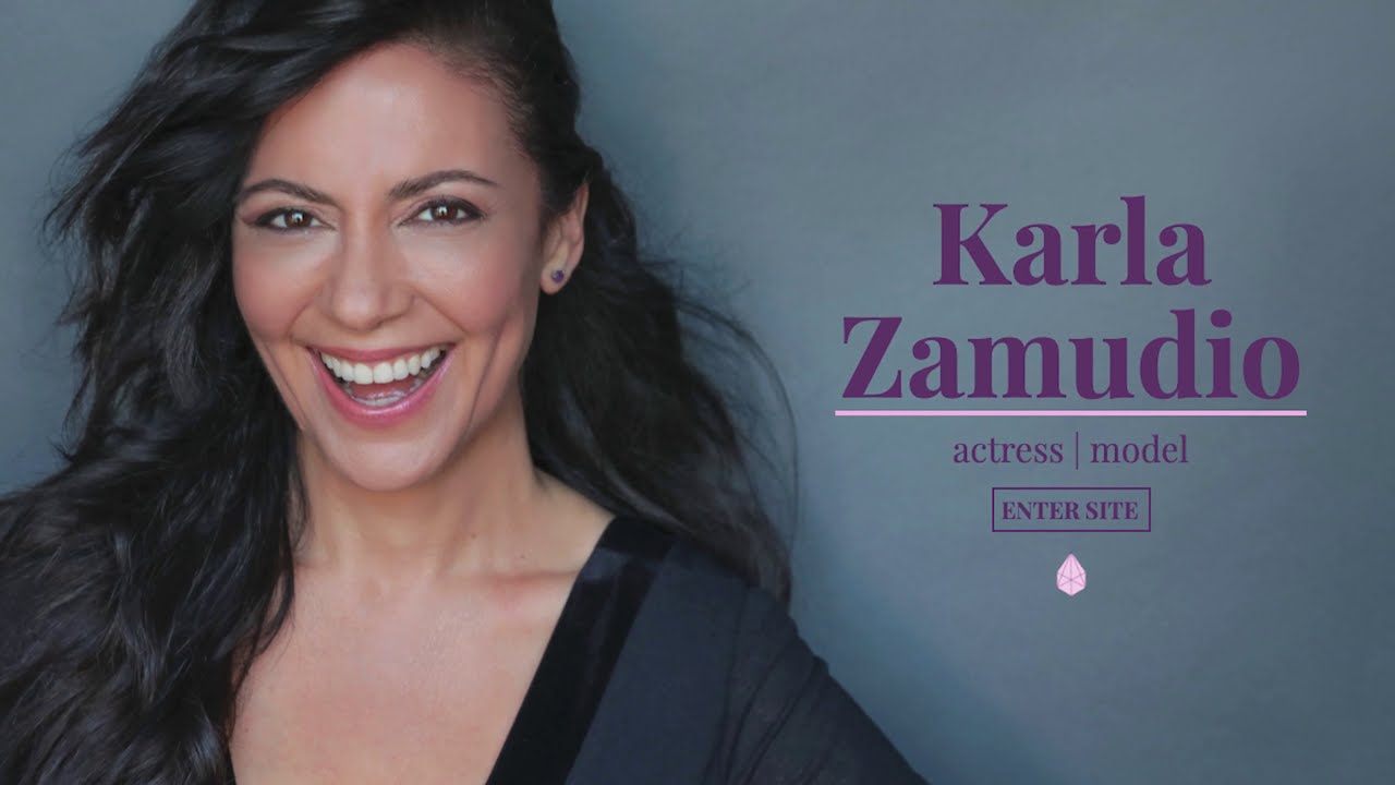 Actress Karla Zamudio Website Sizzle Reel - YouTube