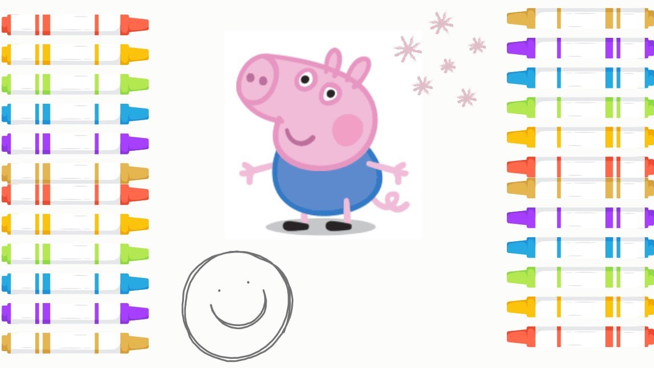 How Peppa Pig's Brother - GEORGE - Became a Colorful - YouTube