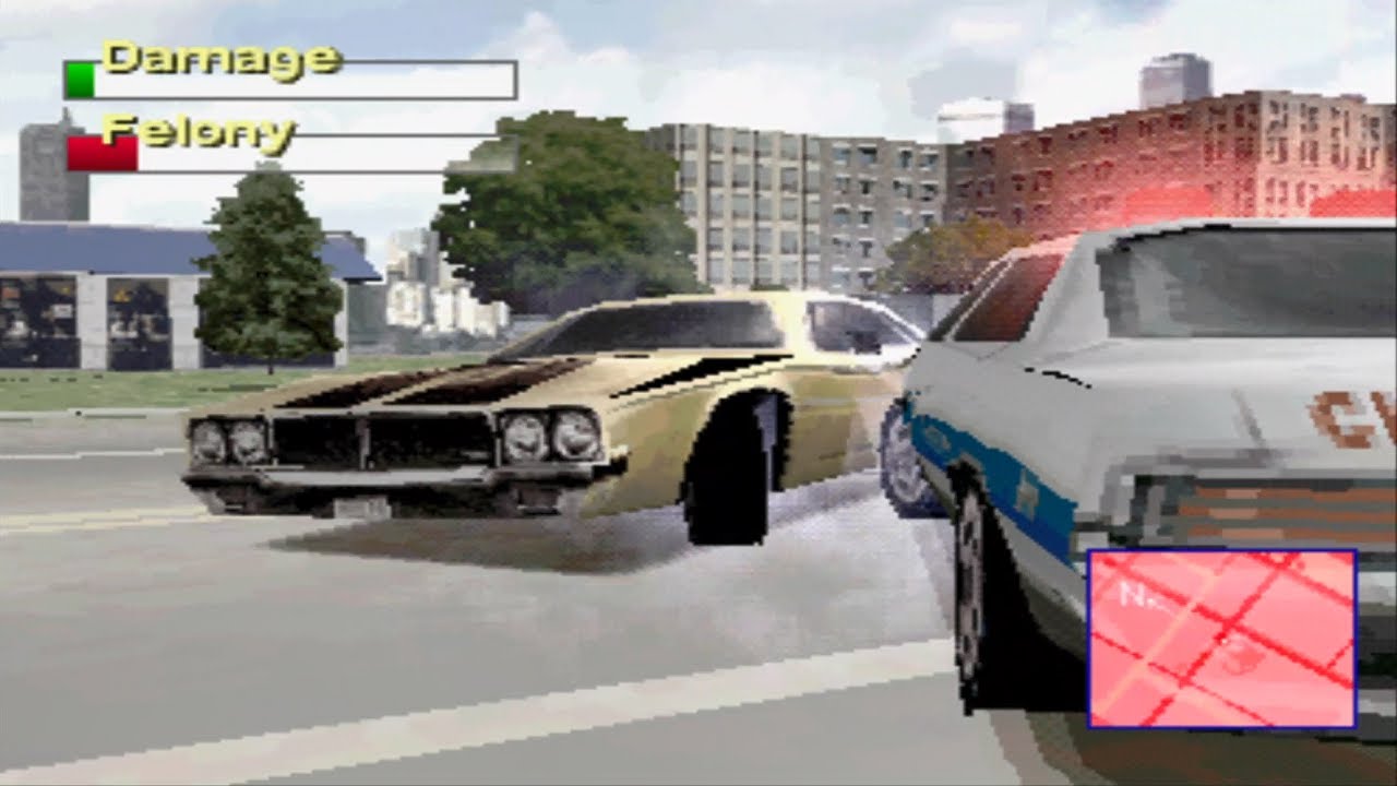 Driver 2 Chicago Day Take A Ride PS1 Gameplay #301 - YouTube