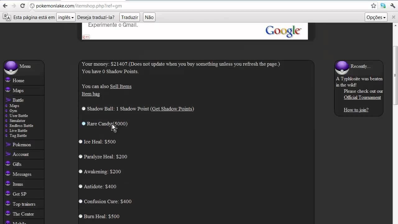 Como evoluir seu pokemon para o nivel 127 no Pokemonlake - YouTube