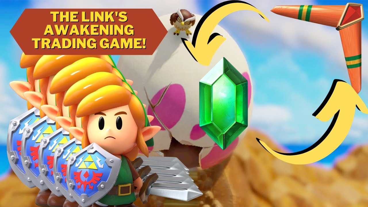 Turning 10 Rupees Into The Boomerang - Link's Awakening Trading Game ...