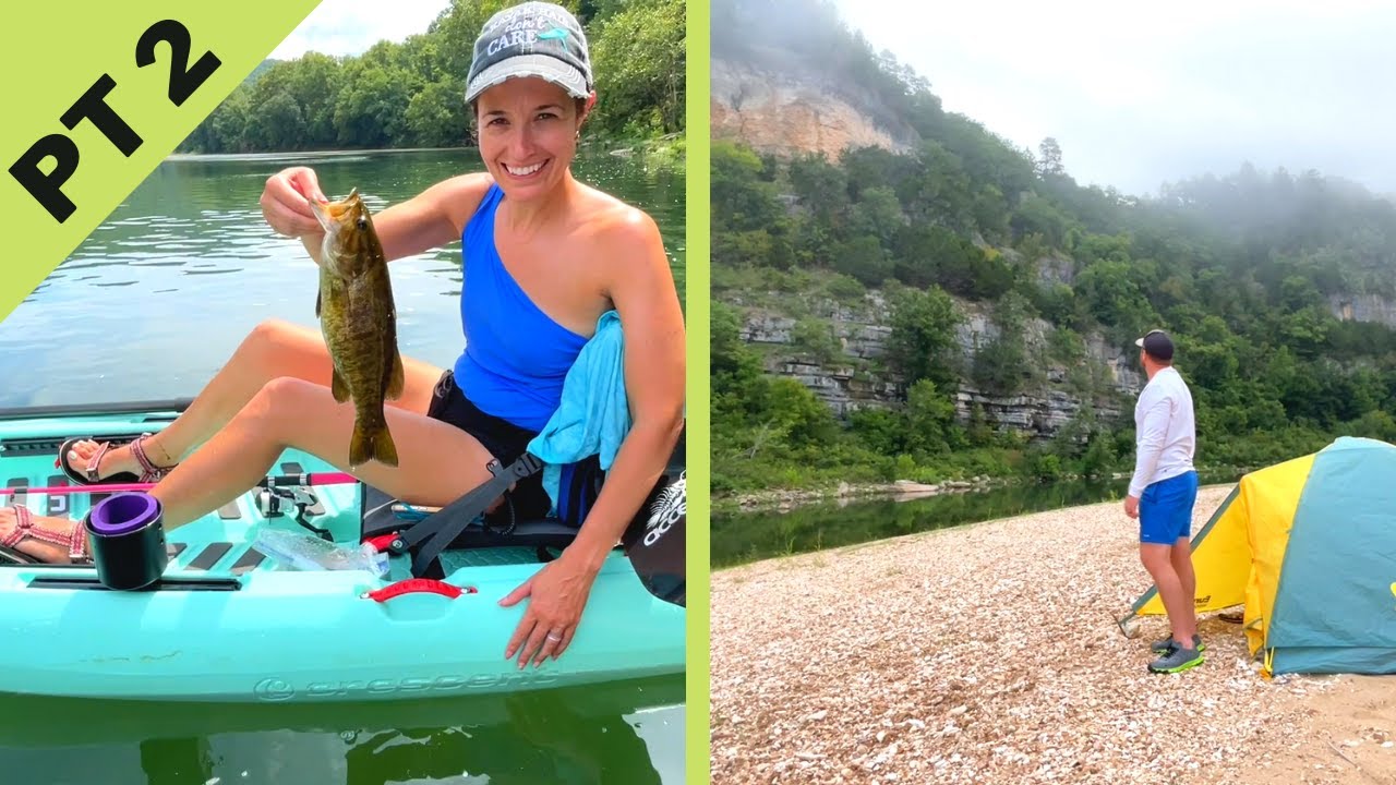 Wife's NEW PB on BUFFALO NATIONAL RIVER / KAYAK CAMPING AND FISHING ...