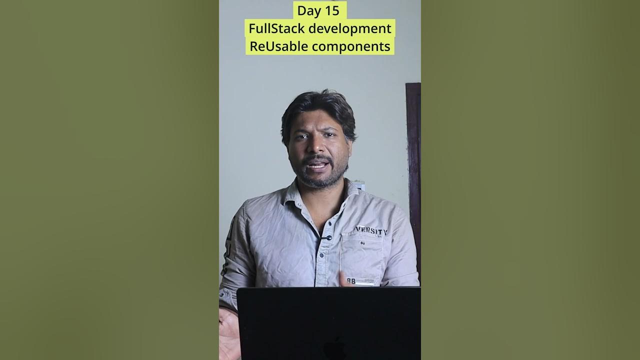 Day 15/50 fullstack development | Reusable Component in front-end | #javascript | reactjs ...