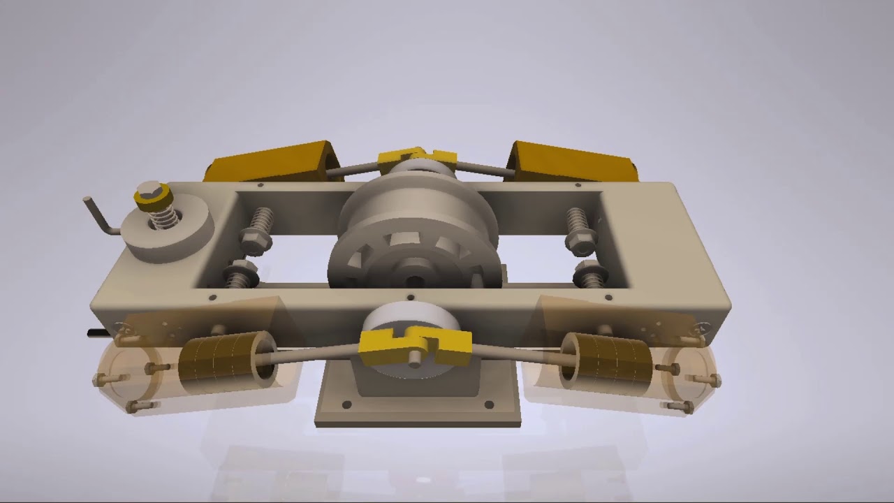 Boxer Engine 3D CAD Animation - YouTube