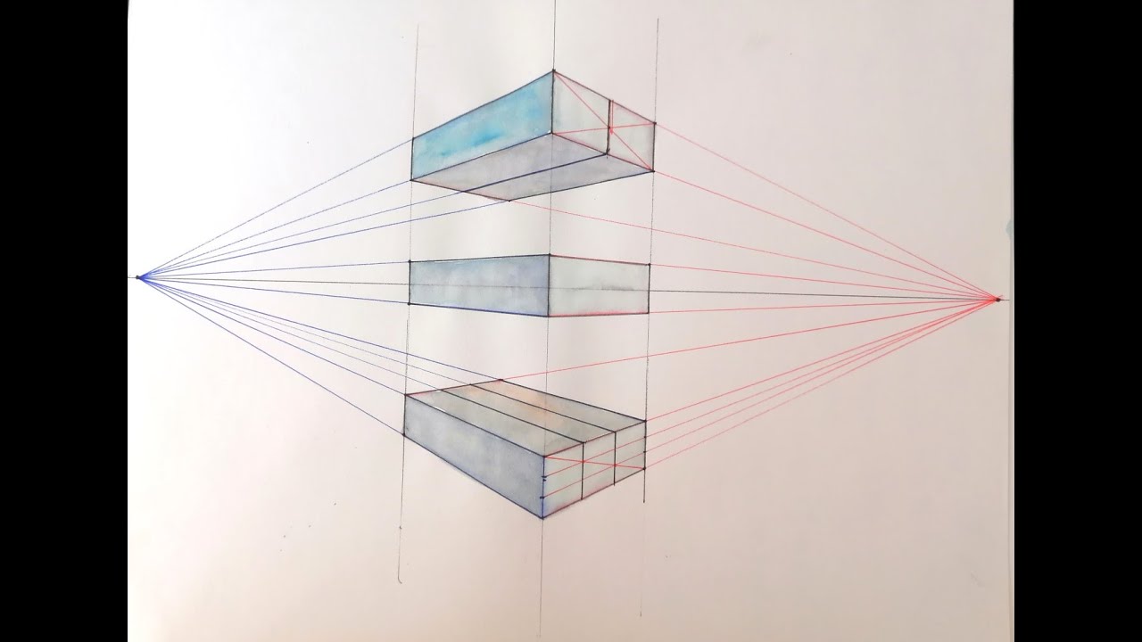 Two-point Perspective Drawing Demo @ Hui-Studio - YouTube