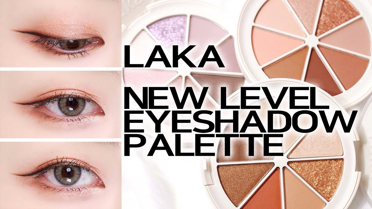 LAKA New Level Eyeshadow Palette all colors swatch / recommendations by ...