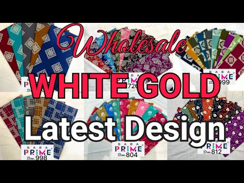 White Gold Nighty Materails Wholesale #vardhman #universal #shailja #nighty #maxi