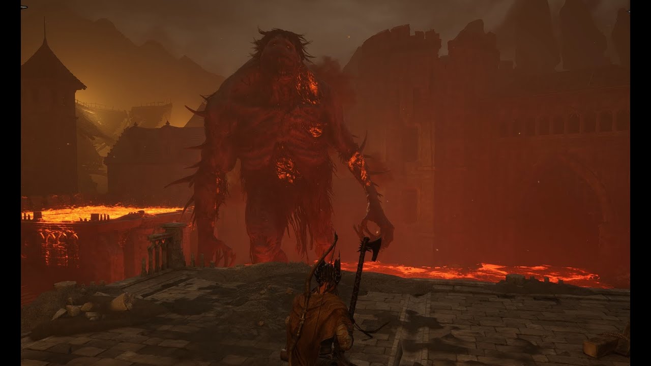 Lords of the Fallen - Spurned Progeny boss fight - YouTube