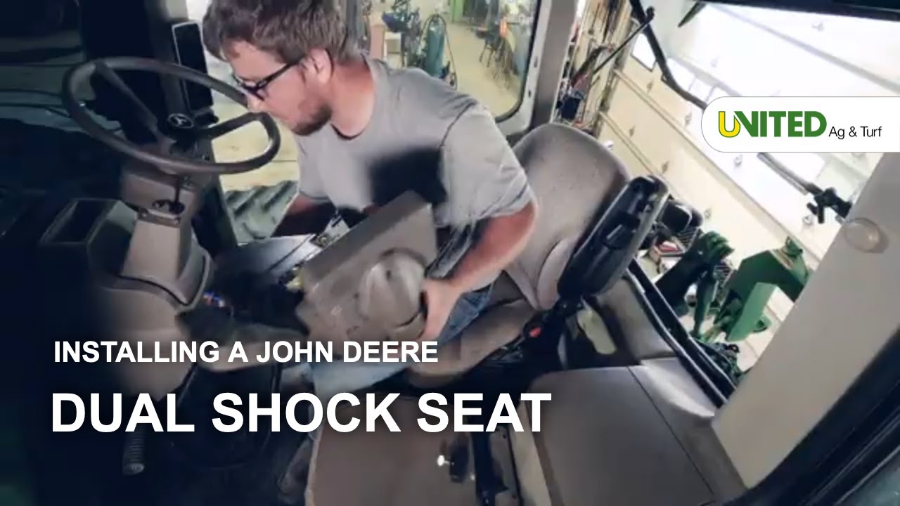 Installing a Dual Shock Seat ｜ John Deere Tractor Cab - YouTube