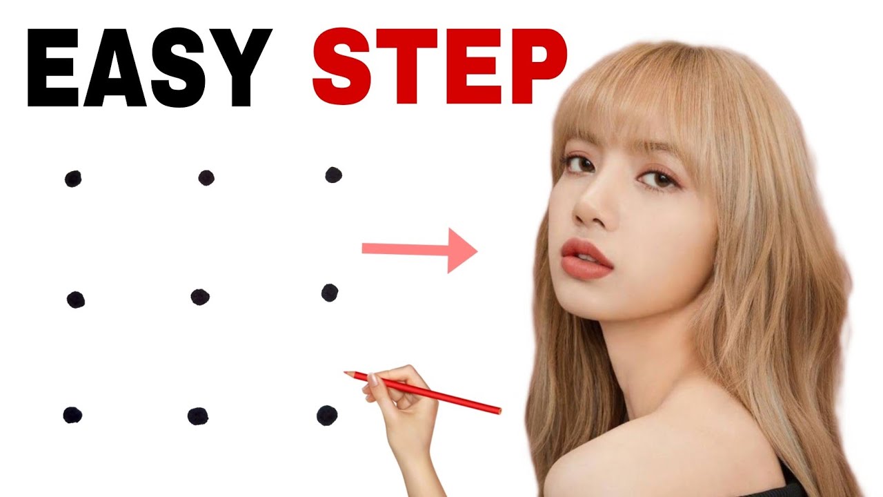 How to draw Blackpink Lisa Drawing // Blackpink Lisa Drawing - YouTube