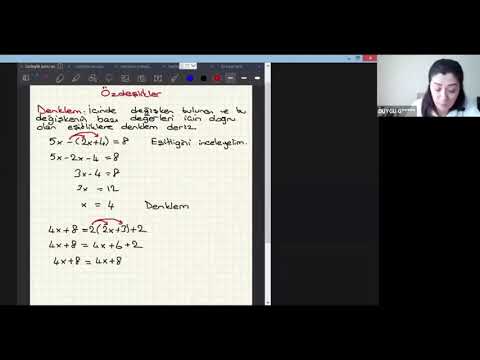 EBA Canlı Ders Anlatım Örnekleri