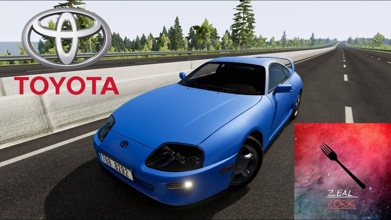 [ARCHIVNÍ VIDEO] BeamNG.drive MOD- Toyota Supra IV coupé 3.0 I6 M6 RWD ...