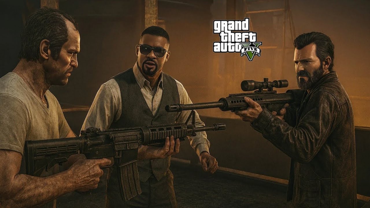 GTA 5 Ending Option C – The Third Way | Epic Final attle & Trevor ...