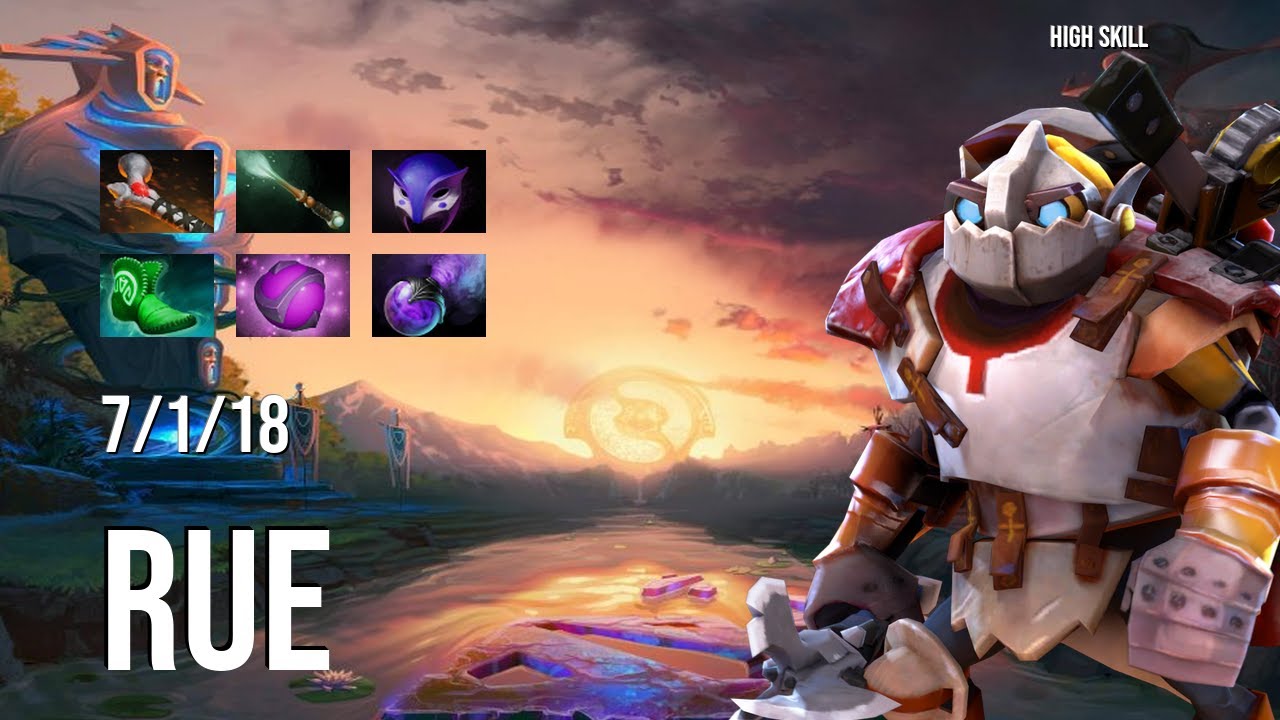 Dota 2 Pro Gameplay rue Clockwerk 7 1 18 High Skill Dota 2 / Support ...