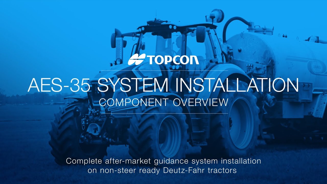 Topcon Auto-Steer Component Overview for Deutz-Fahr tractors - YouTube