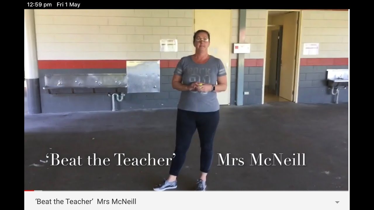 ‘Beat the Teacher’ Mrs McNeill - YouTube