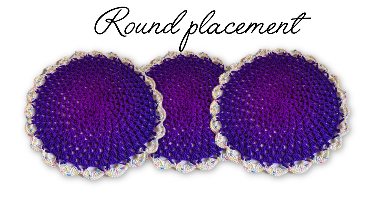A round placement is always gorgeous try it fastly with the yarn 🧶# ...