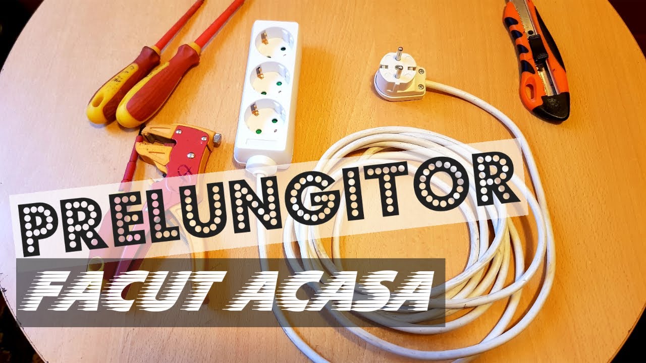 Prelungitor electric 230V / cum se face? - YouTube