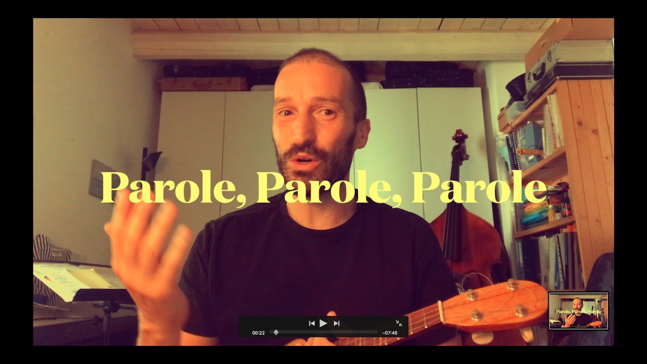 PAROLE PAROLE, Italian song -ENGLISH translation (Part1) - YouTube