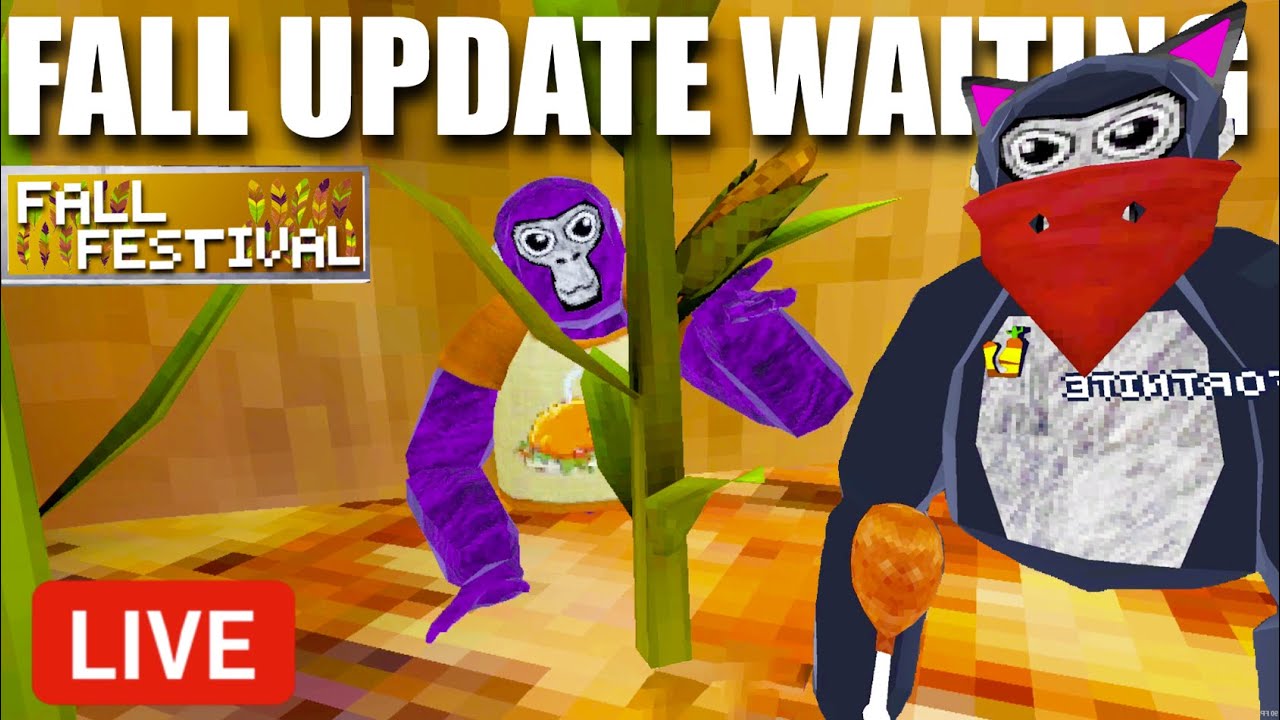 Gorilla tags Fall UPDATE LIVE - Playing With Viewers - YouTube