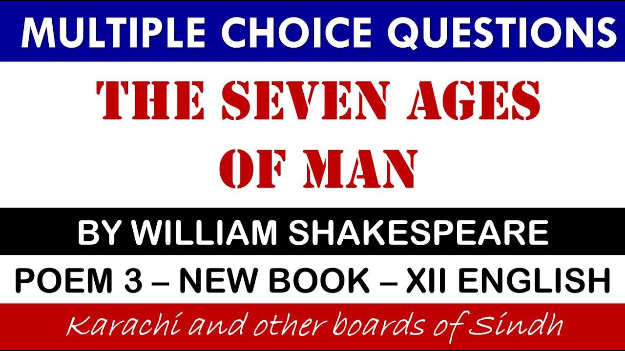 The Seven Ages of Man | MCQS | William Shakespeare - YouTube