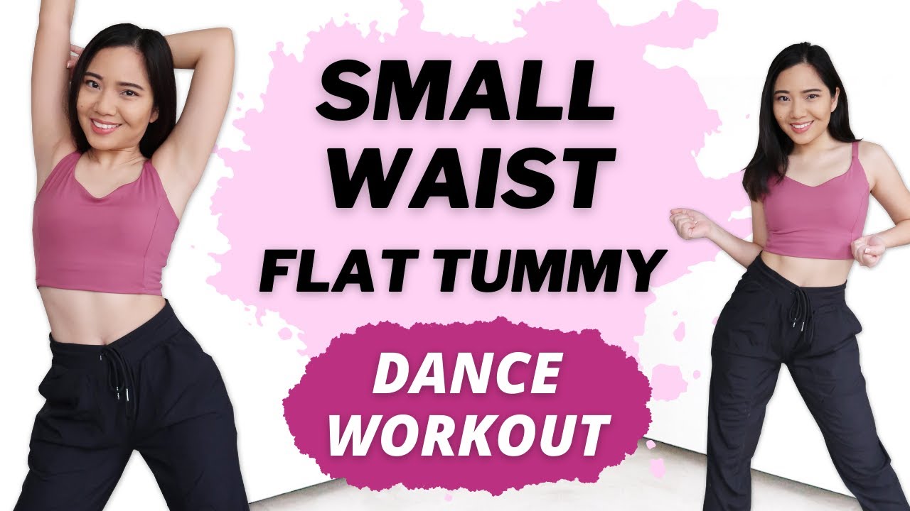 SMALL WAIST & FLAT TUMMY DANCE WORKOUT ♡ 10 min Cardio to Burn Fat ♡ Do ...