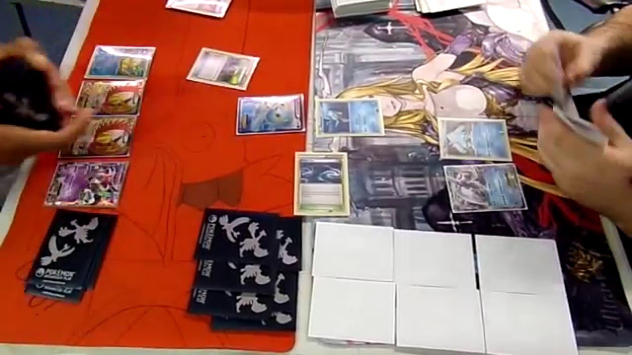 Pokemon Card Battle Ho-oh/Golduck Break vs Palkia/Regice BREAKPOINT SET ...