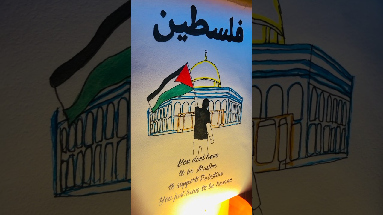 PALESTINE DRAWING | FREE PALESTINE DRAWING | #drawing #palestine # ...