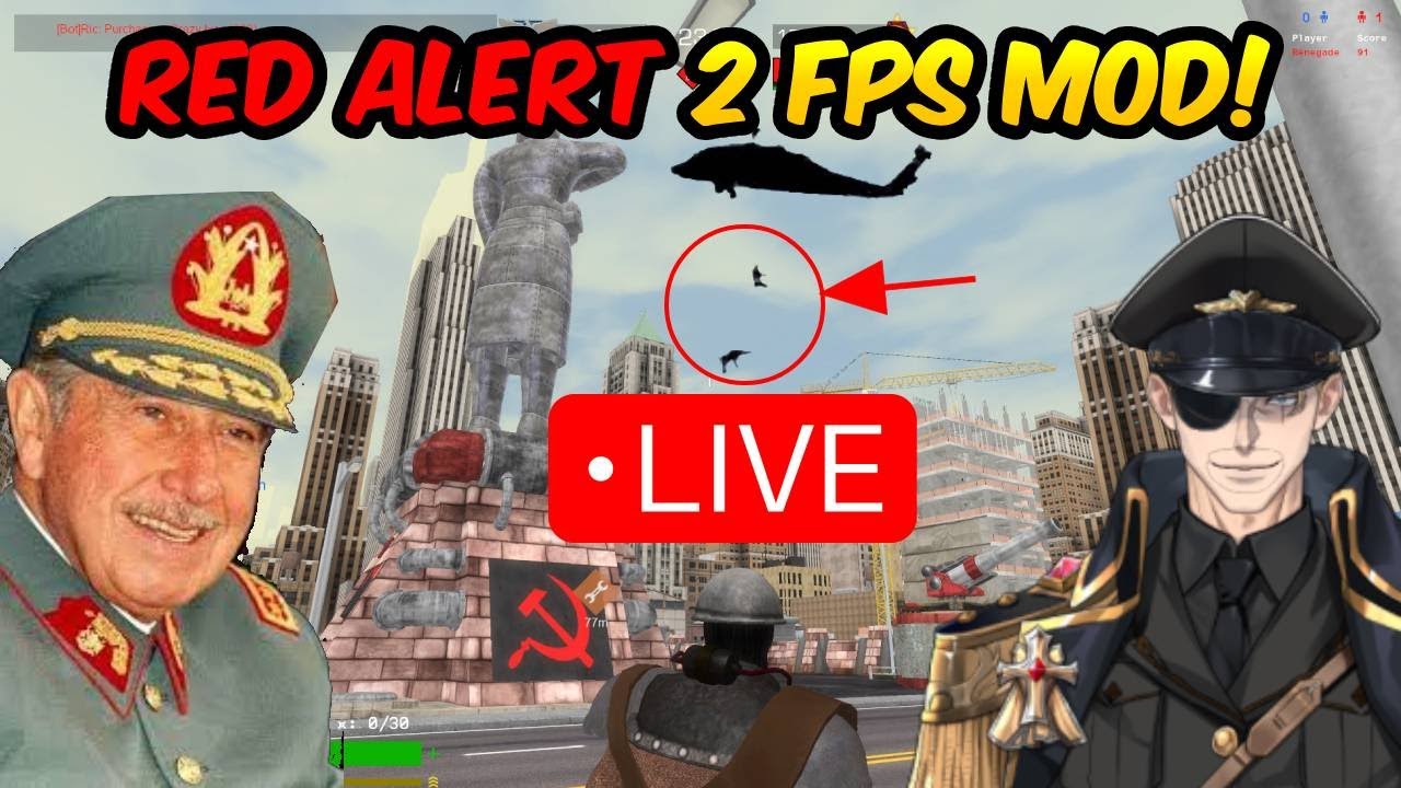 Red Alert FPS | Red Alert 2 mod | Pinochet's Top Guy - YouTube