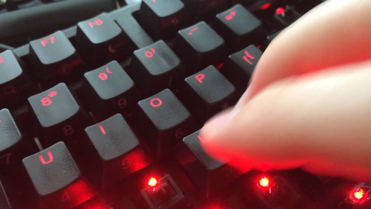 Mechanical keyboard sound test without and with silicone rubber o-ring ...