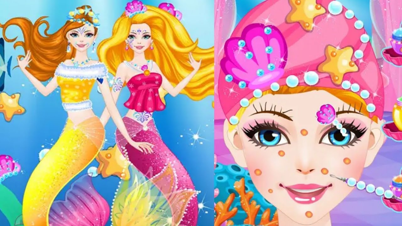 Mermaids Makeover Salon Game | Mermaids Salon Android Gameplay | New ...