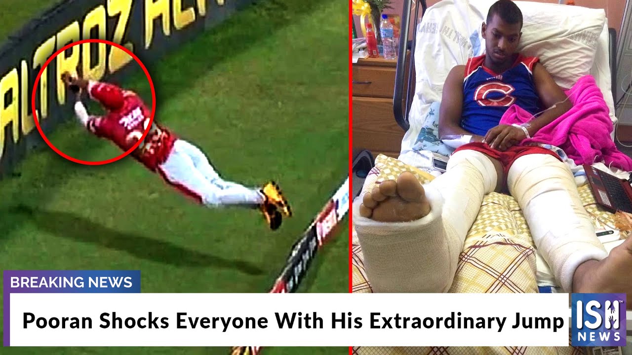Pooran Shocks Everyone With His Extraordinary Jump - YouTube