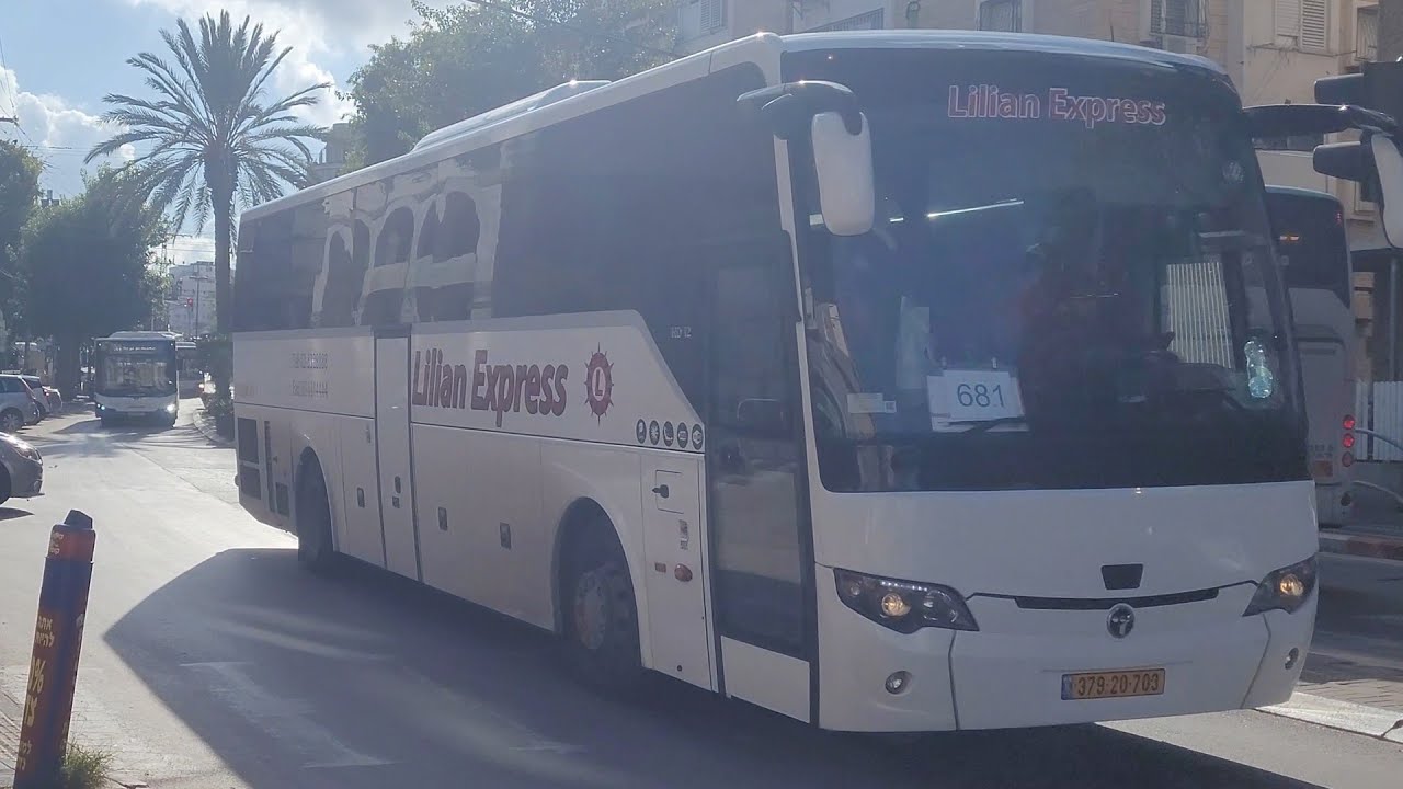 Temsa RHT of Lilian Express on Route 681 of Beit Shemesh Express on ...
