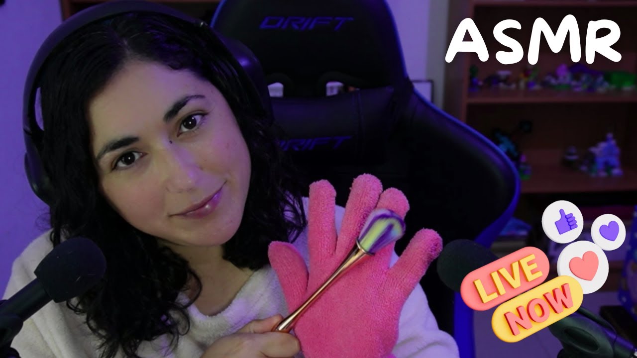 💖VEN A RELAJARTE CONMIGO (ASMR LIVE) 💖 !wishlist !cofres !tip - YouTube
