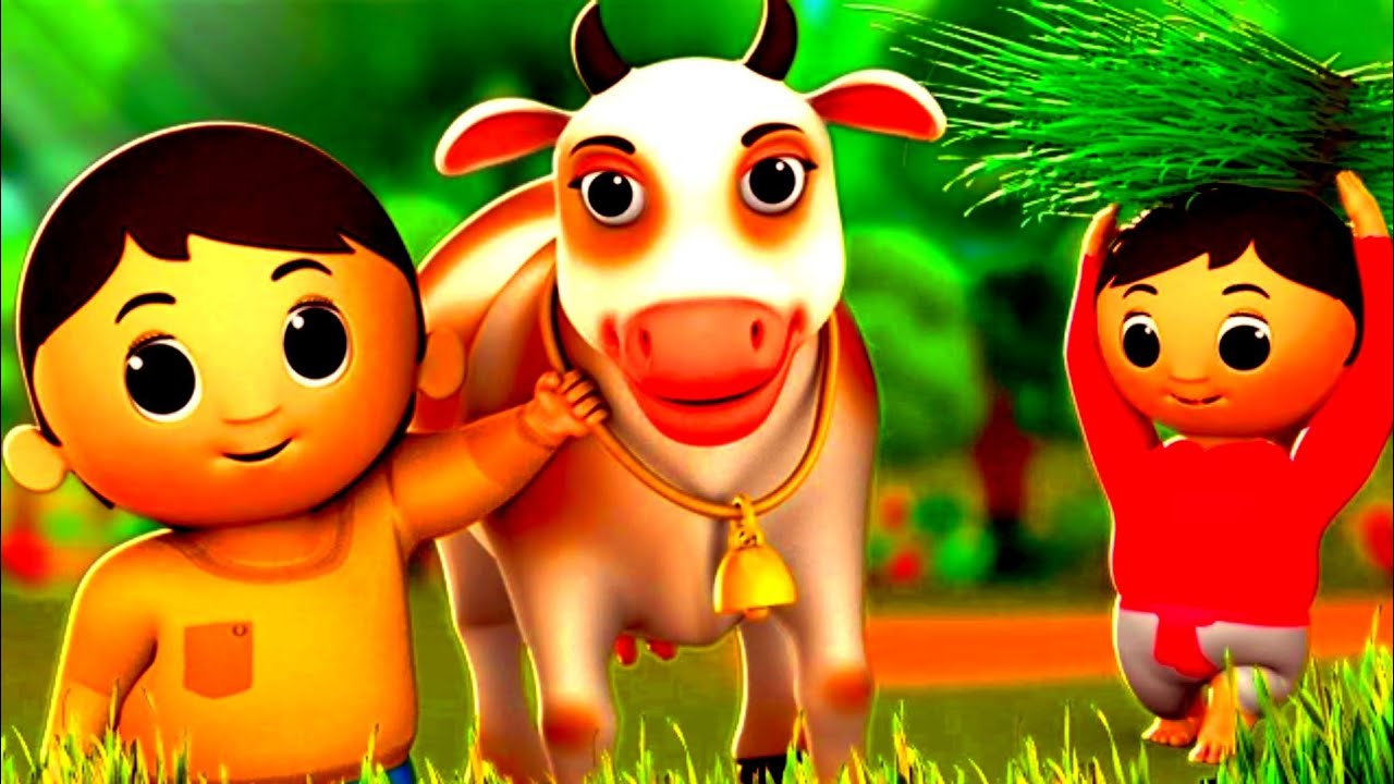 गैया मेरी गईया|Gaiya meri|Meri gaiya aati hai|Hindi Rhymes for kids# ...