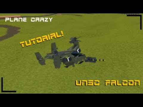 Roblox | Plane Crazy | HALO Jet tutorial [UNSC Falcon VTOL] - YouTube