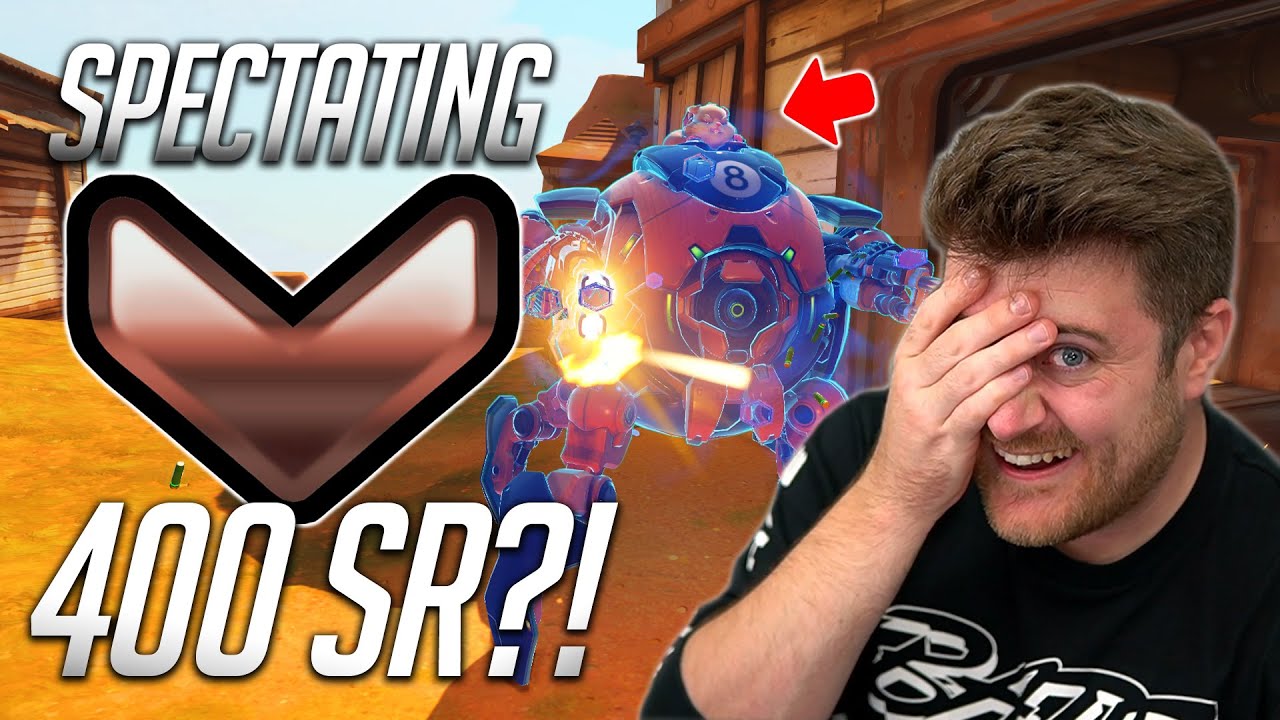 Spectating 400 SR Overwatch and it's... BOTTOM 500! - YouTube
