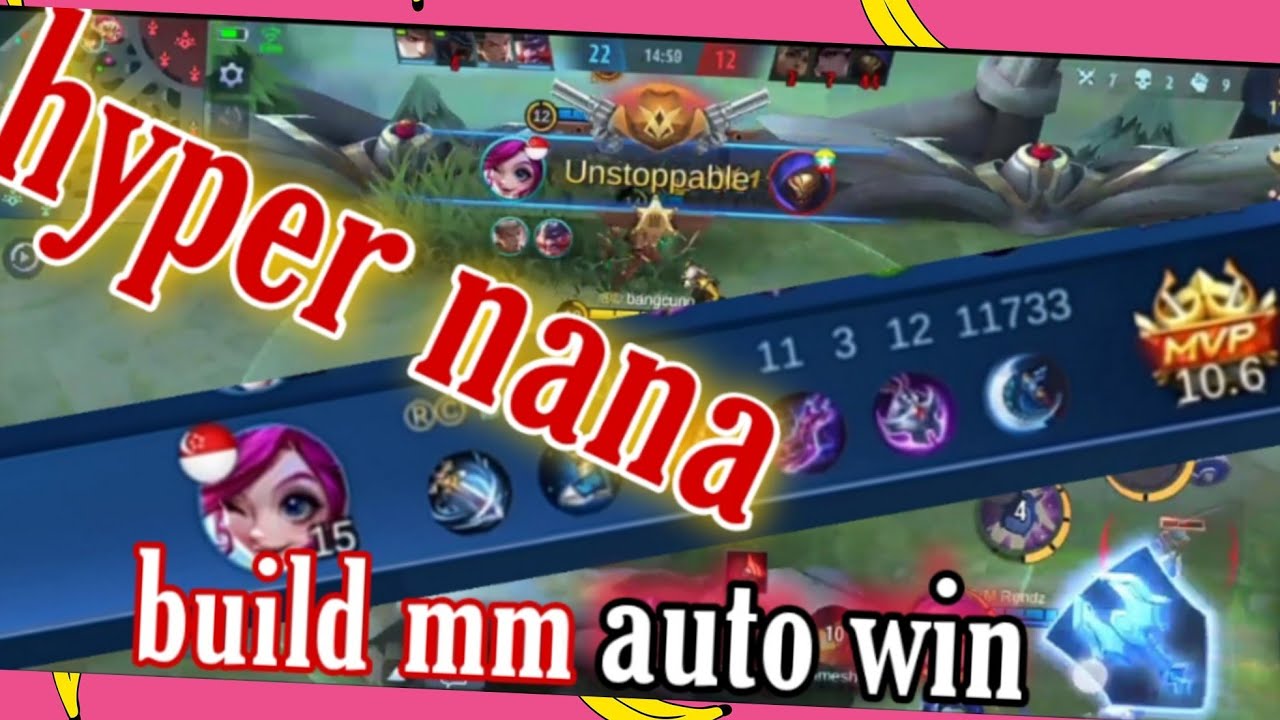 hyper NANA item mm. nana menggila #Mobilelegends - YouTube