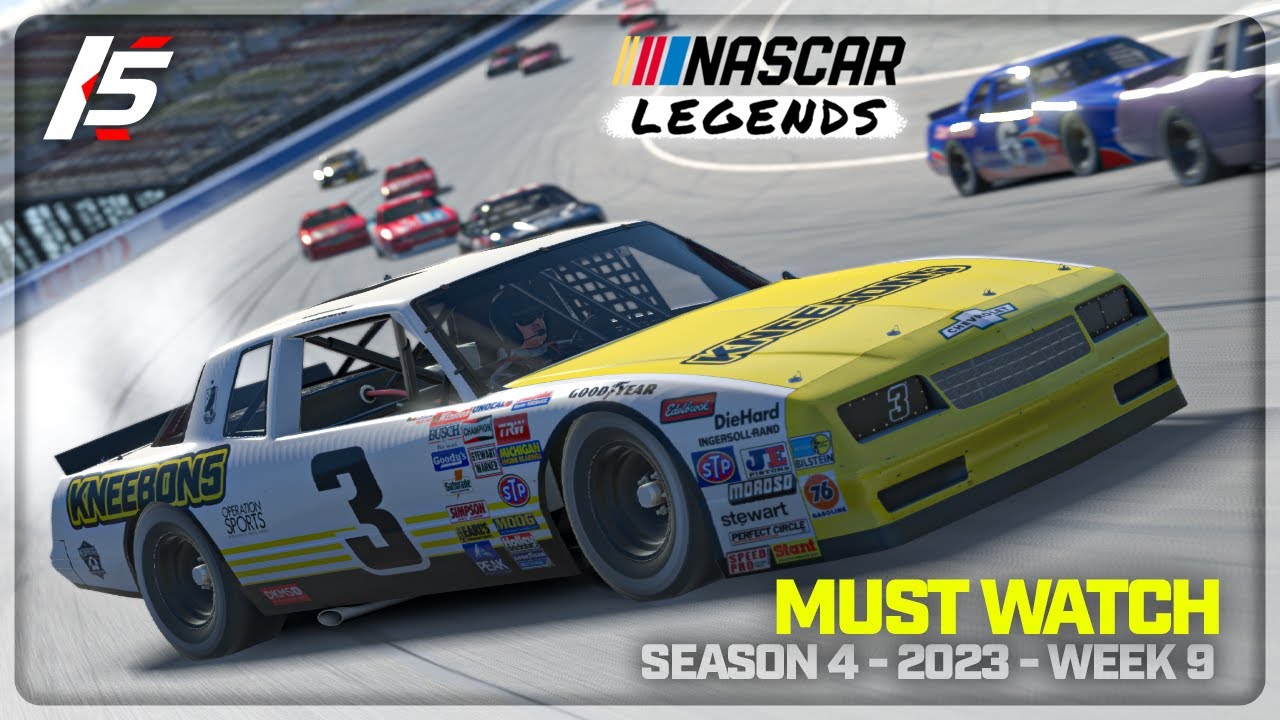 1987 NASCAR Legends - Auto Club Speedway - iRacing NASCAR - YouTube