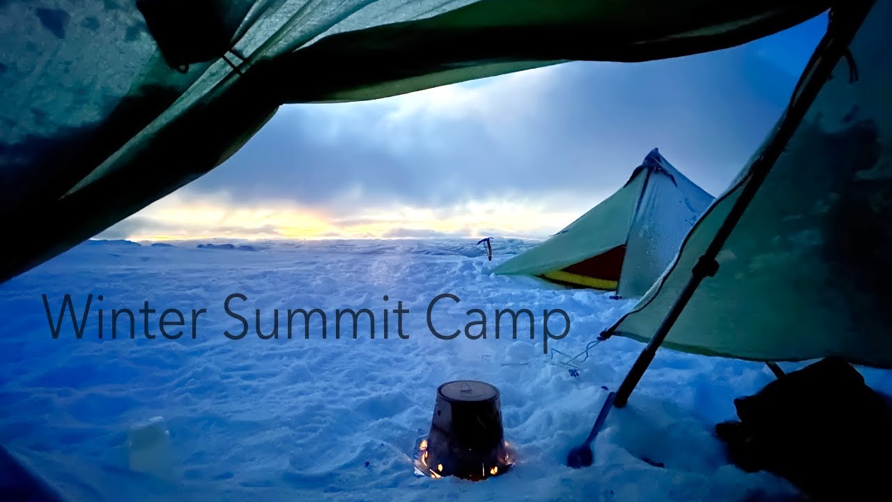 Winter Summit Wild Camp in Snow - Cairngorms, Scotland - YouTube