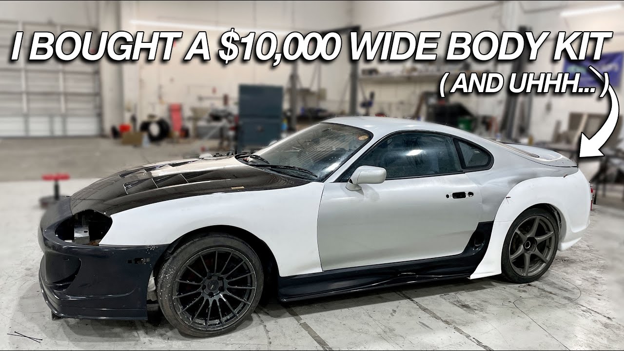 I Bought A $10,000 FAKE Wide Body Kit For My Toyota Supra (But I Didn't ...