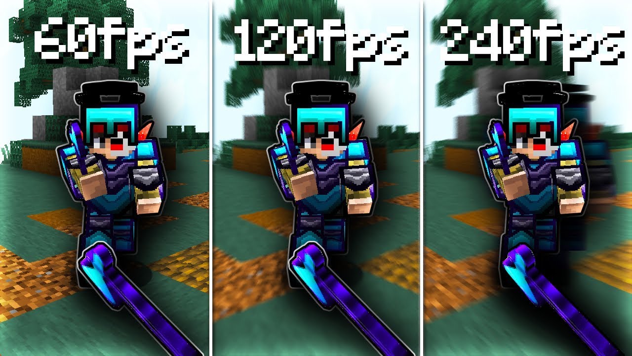 60 fps vs 120 fps vs 240 fps best render settings minecraft 1440p ...
