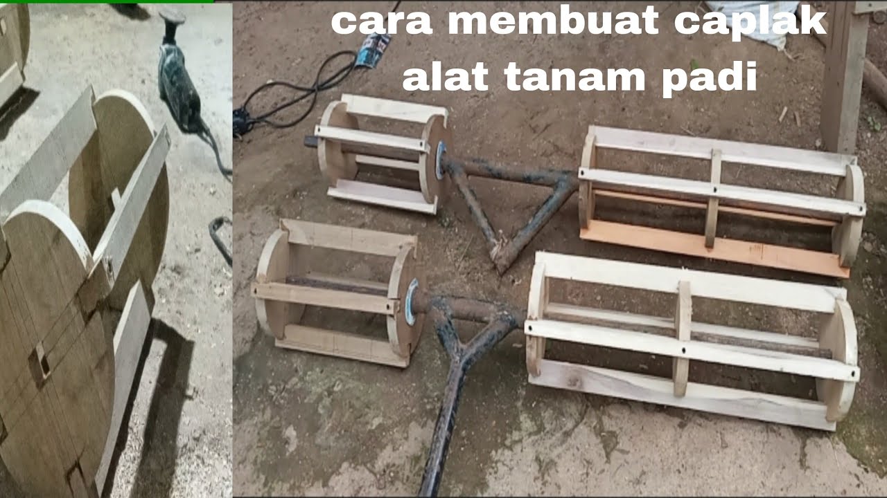 cara membuat caplak alat tanam padi #caplak #tanampadi #petani - YouTube