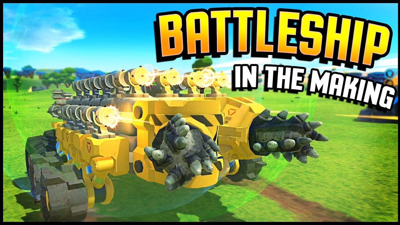 LAND BATTLESHIP In The Making! New Blocks, New NPC, Updates - TerraTech ...