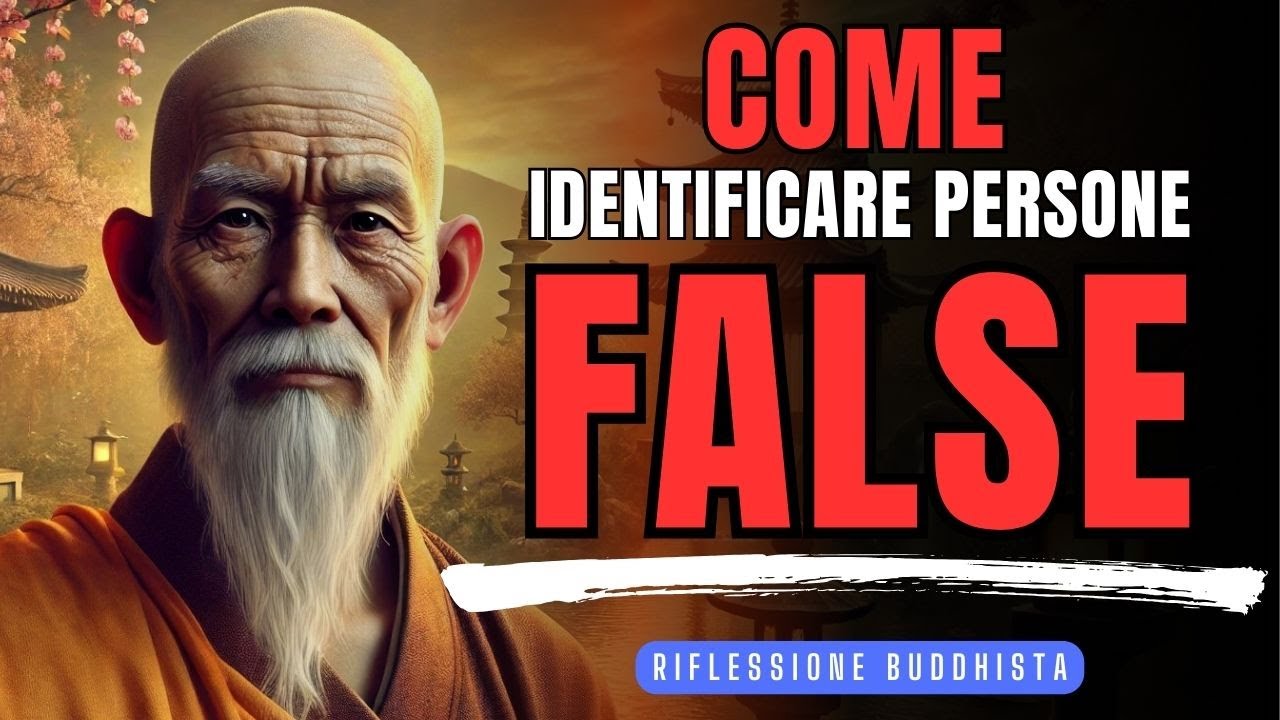 Come Identificare le PERSONE FALSE | Storia Zen | Riflessione Buddista ...