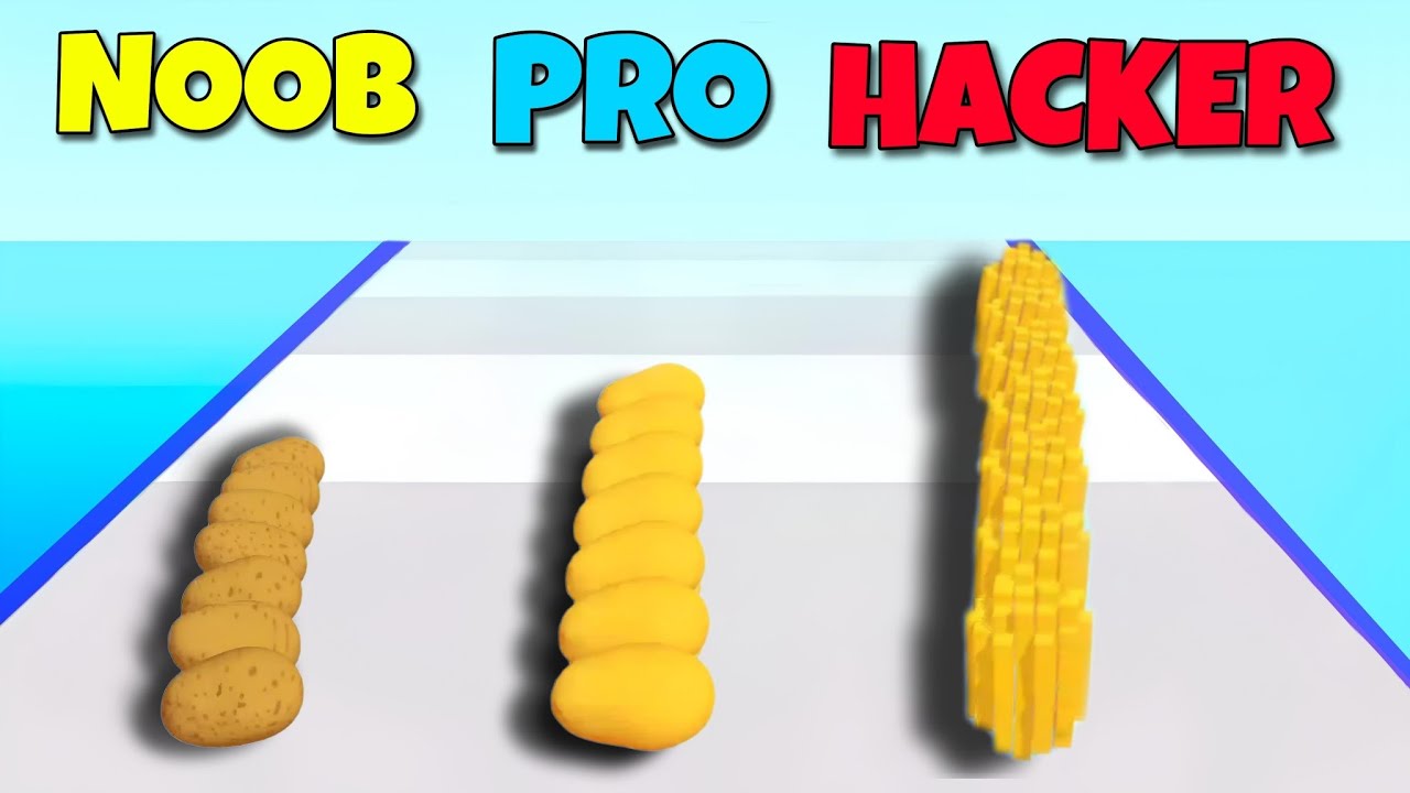 NOOB vs PRO vs HACKER - Potato Rush - YouTube