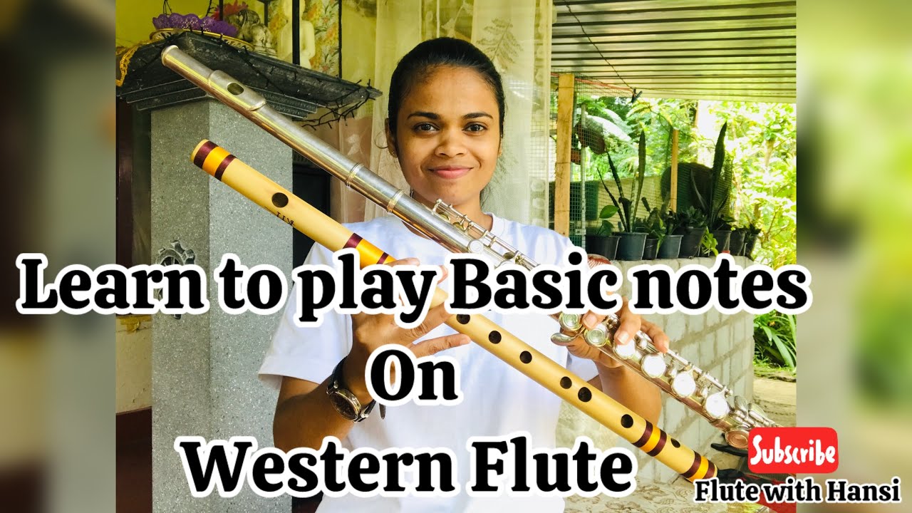 Play All Basic Notes on Western Flute: Step-by-Step (Sinhala) | Flute ...