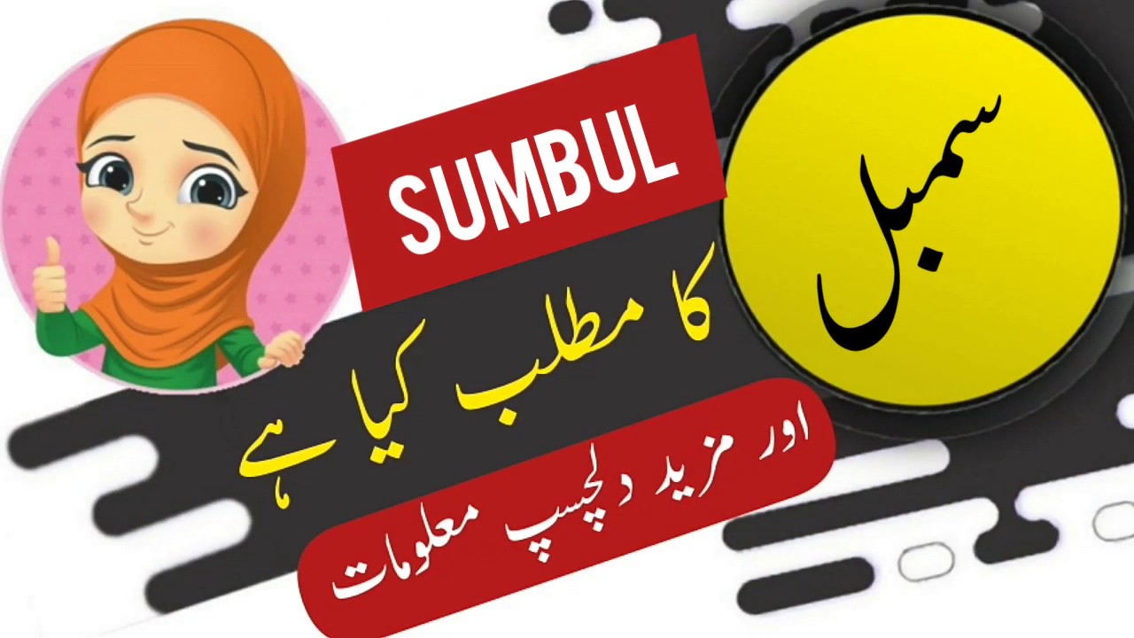 Sumbul name meaning in urdu and lucky number | Islamic Girl Name - YouTube