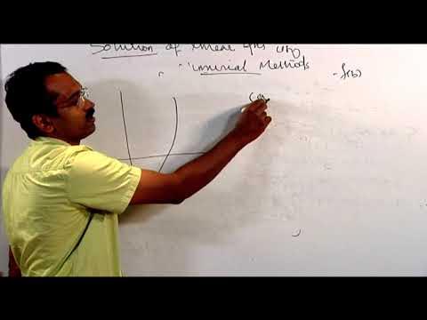 SOLUTIONS OF NON-LINEAR EQUATIONS USING NUMERICAL METHODS PART 2 #swayamprabha #CH08SP - YouTube
